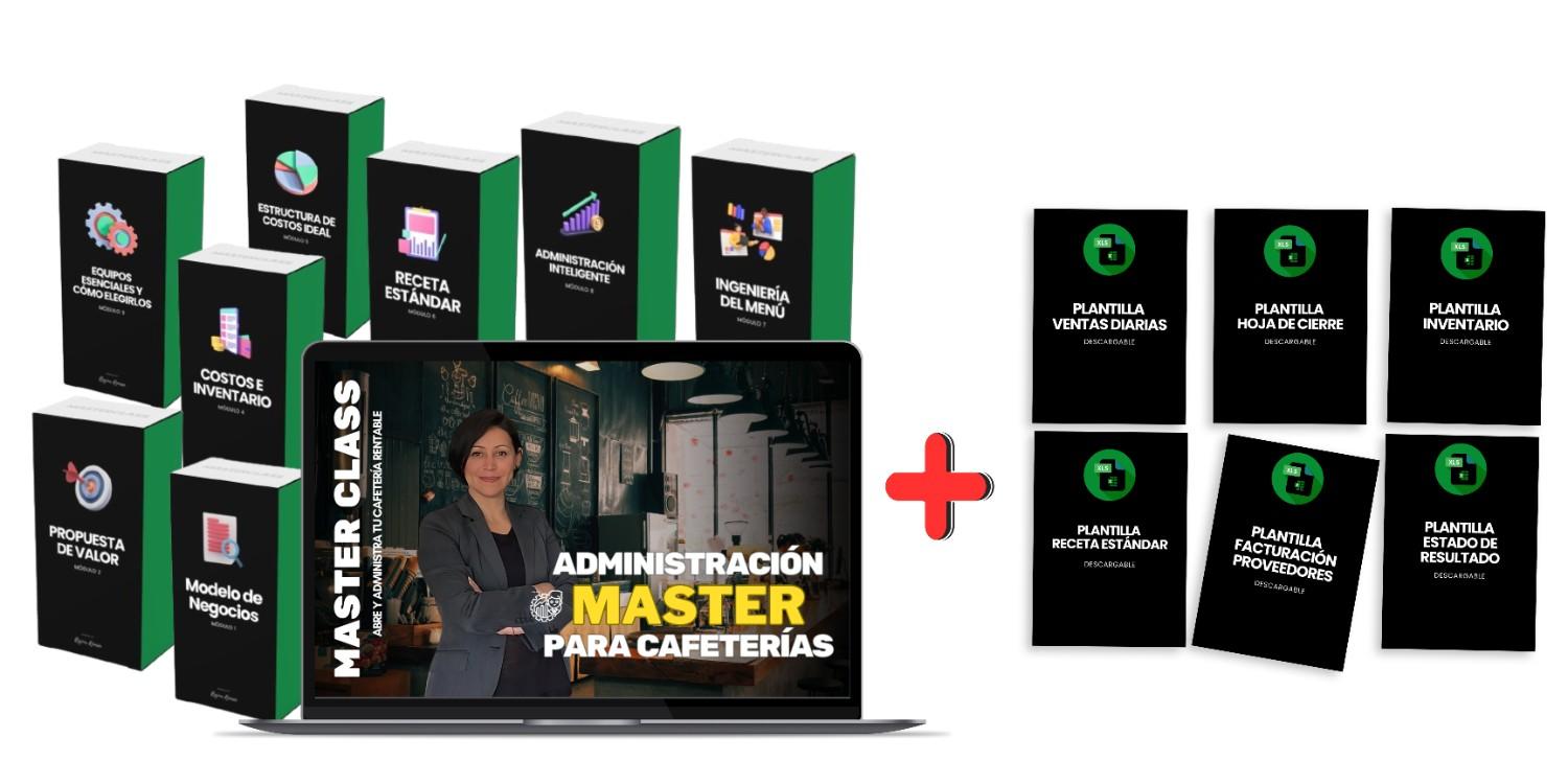 Administración Master para cafeterías | Masterclass Administración Master para Cafeterías
